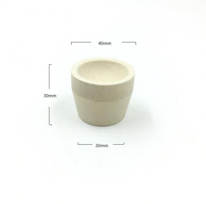 Rapid Absorption 6A 40g Magnesia Cupels Hard For Fire Assaying