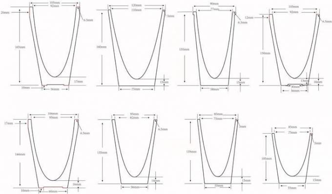 Customized 85mm Diameter Legend Crucibles High Hardness Small Size